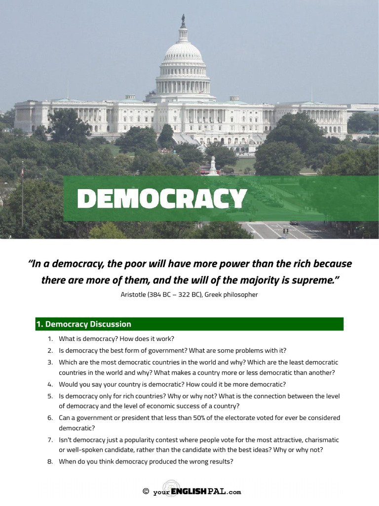 Democracy | PDF | Socrates | Democracy