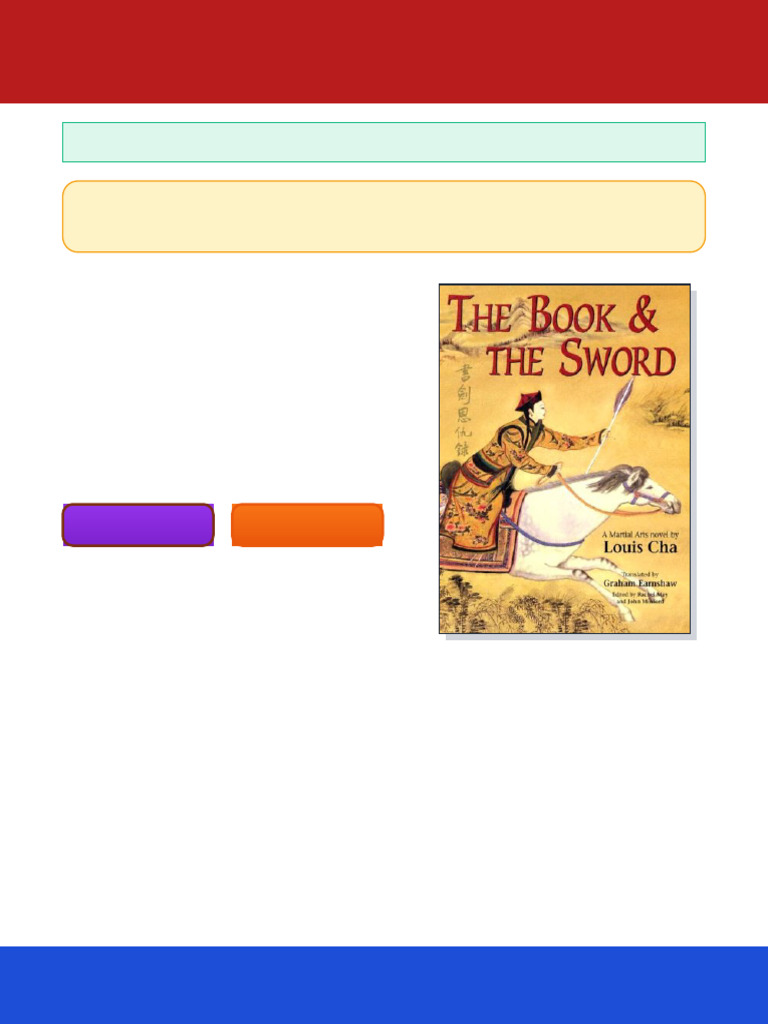 The Book and The Sword Martial Arts Self Defense 1St Edition Edition ...