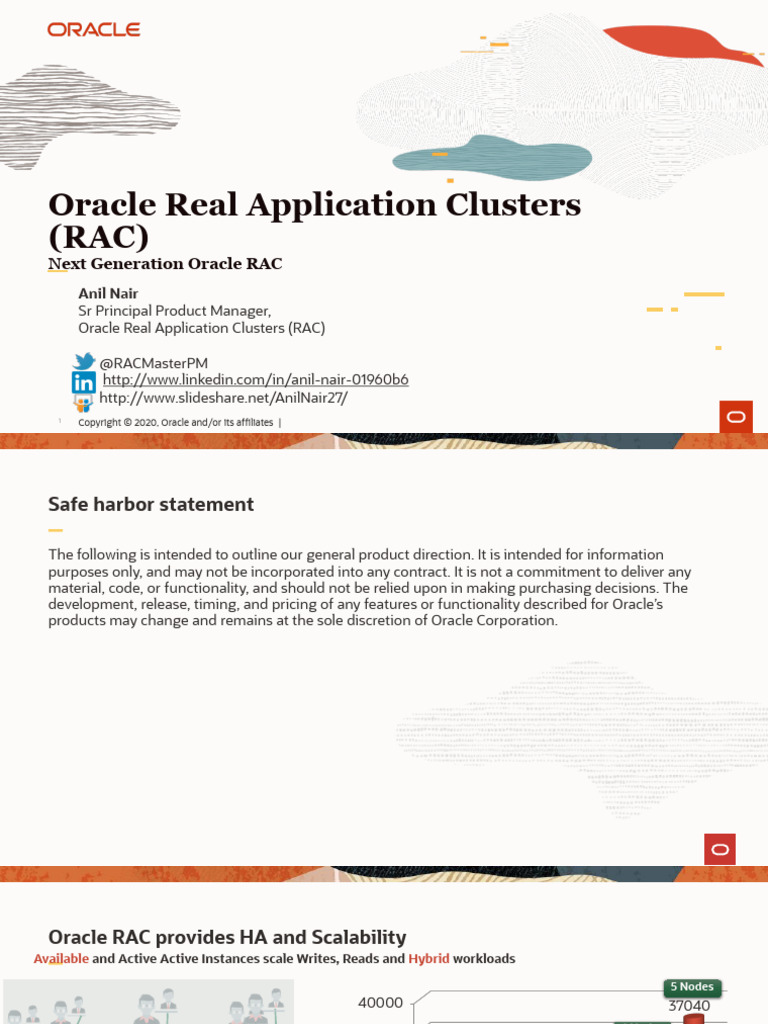 Next-Gen Oracle RAC Features Overview | PDF | Computer Cluster | Cloud ...