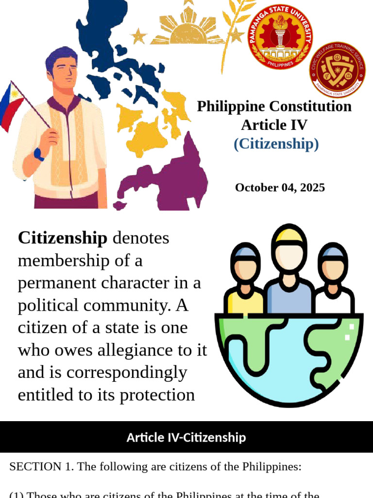 Philippine Citizenship Explained | PDF | Naturalization | Citizenship