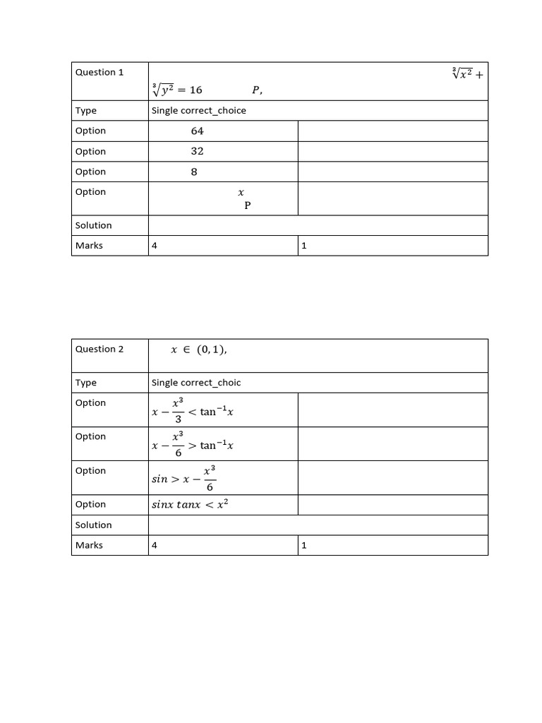 Math Problems on Functions and Limits | PDF | Chemistry | Physical Sciences