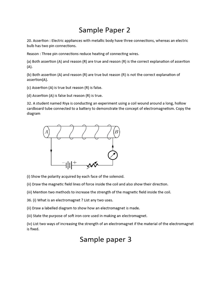 Electromagnetism Concepts and Experiments | PDF | Magnetic Field ...