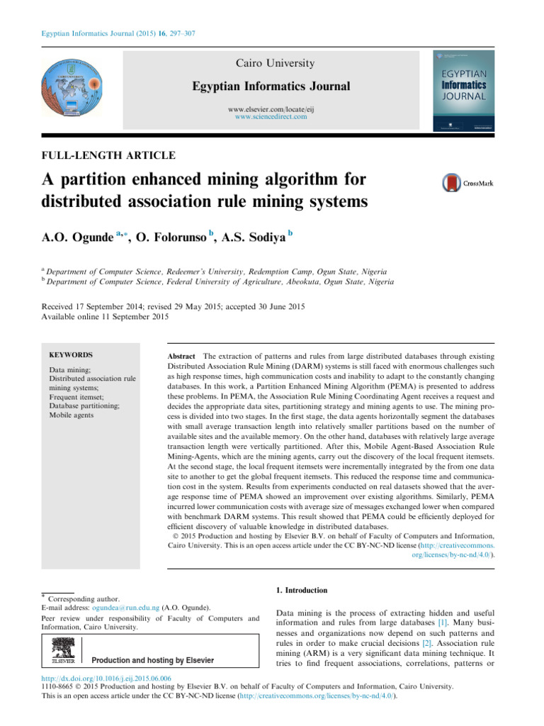 A-partition-enhanced-mining-algorithm-for-distributed_2015_Egyptian ...