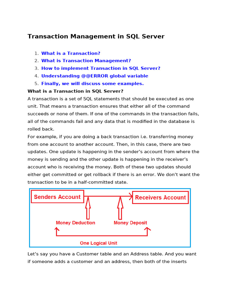 8 Exception Handling and Transaction Management | PDF | Database ...