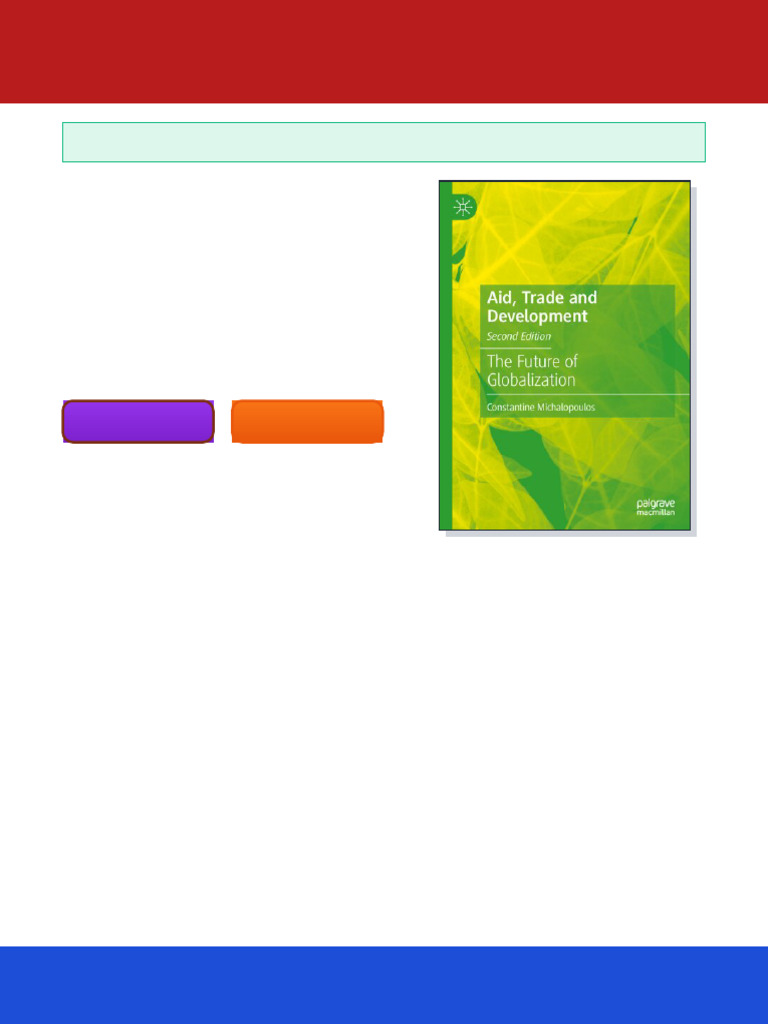 Aid, Trade and Development : The Future of Globalization (Second ...