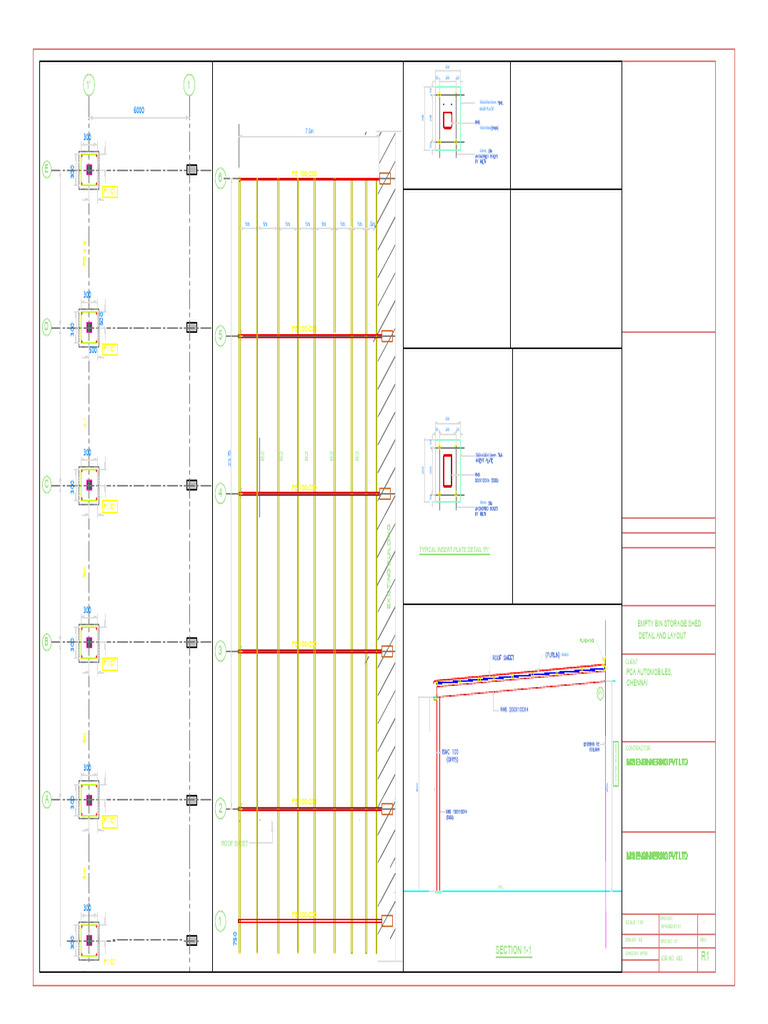 Empty Bin Storage Drawing | PDF