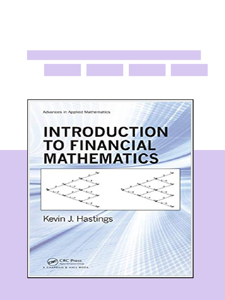 (eBook PDF) Introduction to Financial Mathematics (Advances in Applied ...