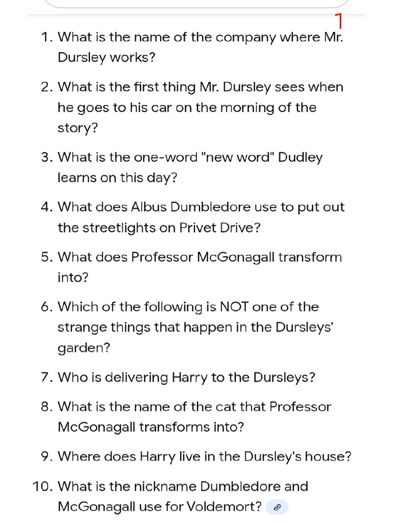 Harry Potter - Questions and Answers | PDF