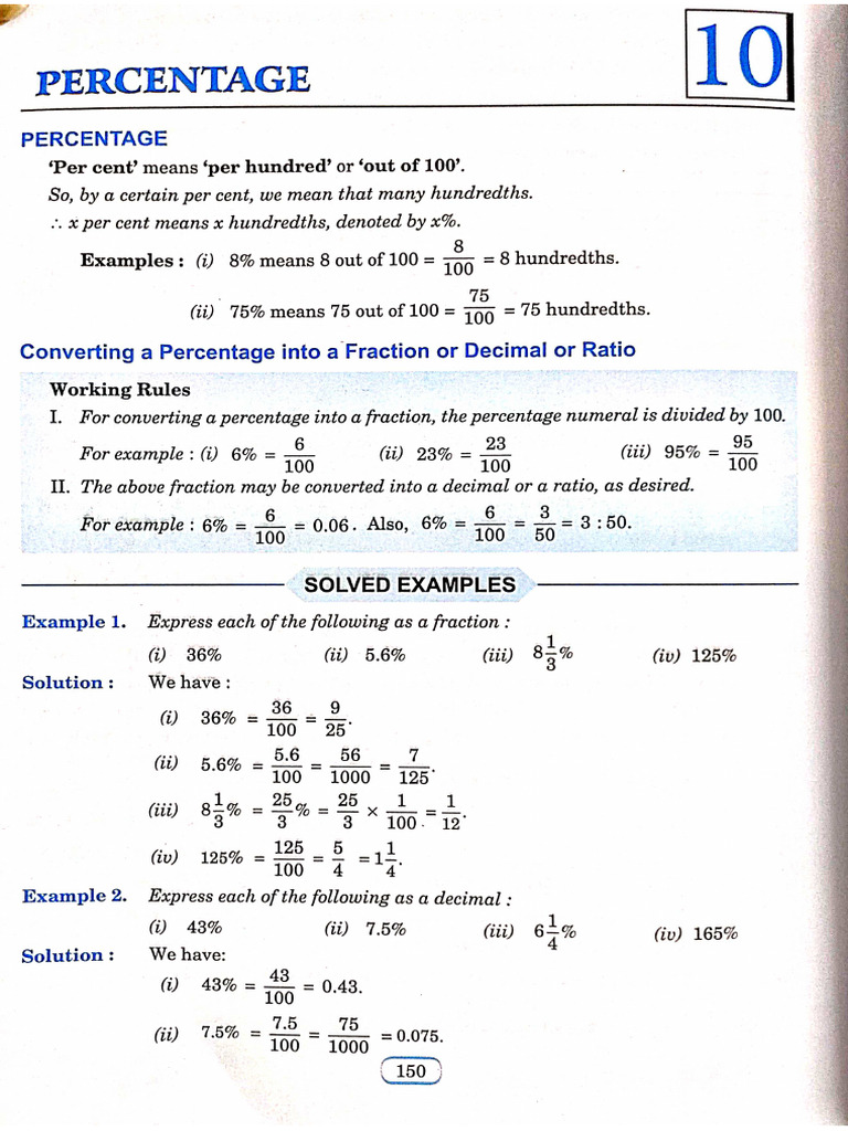 Percentage | PDF