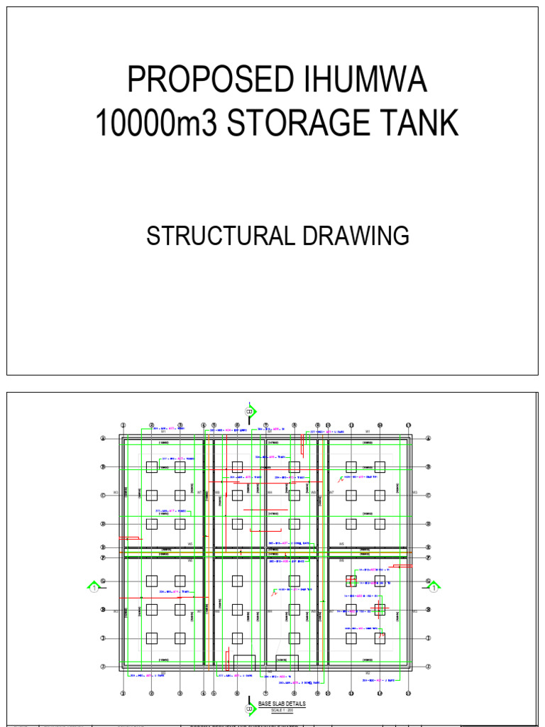 Proposed Ihumwa 10000m3 Storage Tank 2nd Draft | PDF | Building | Civil ...