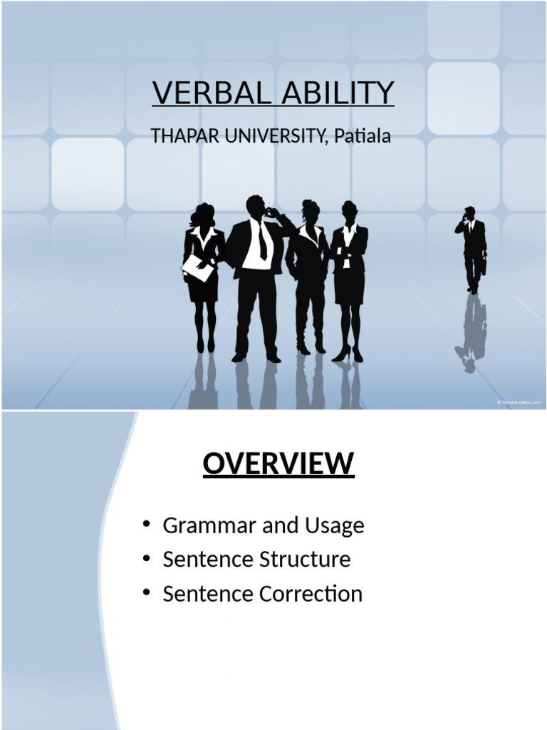 Verbal Ability and Reasoning Guide | PDF | Pronoun | Noun