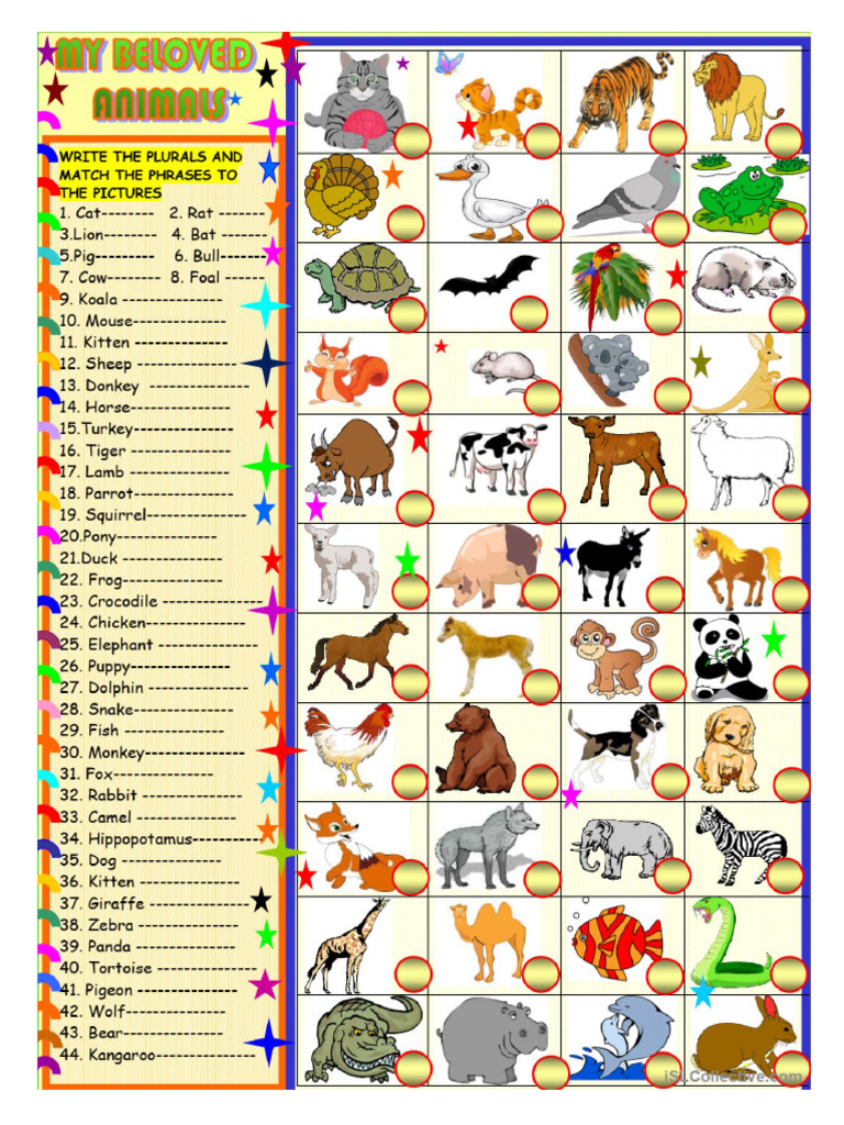 Animals Lop 5 | PDF