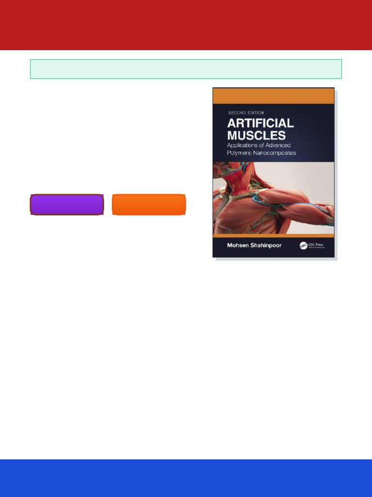 Artificial Muscles; Applications of Advanced Polymeric Nanocomposites ...