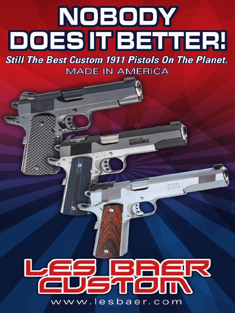 LES BAER 2020-Web | PDF | Trigger (Firearms) | Handgun