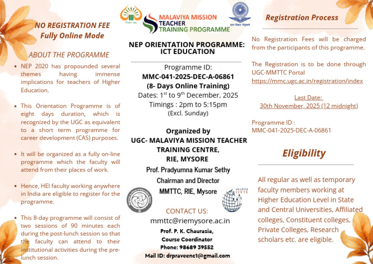 NEP Dec ICT Brochure | PDF