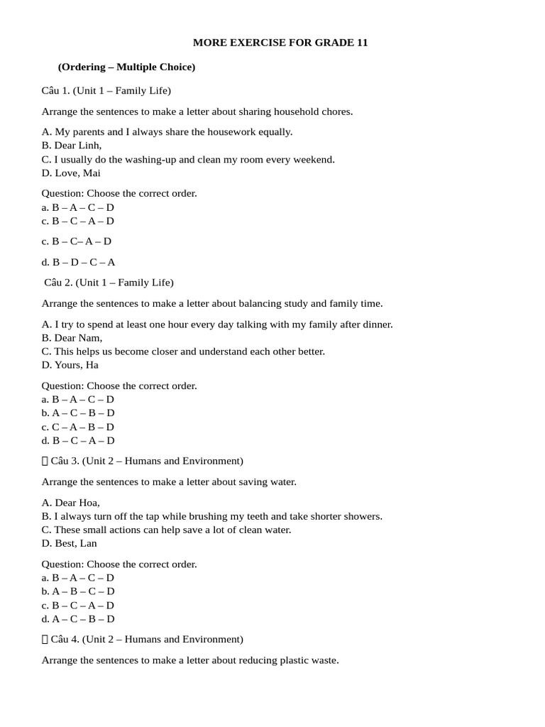 Gk1 Grade 11 Reading More Exercise | PDF | Green Building | Renewable ...