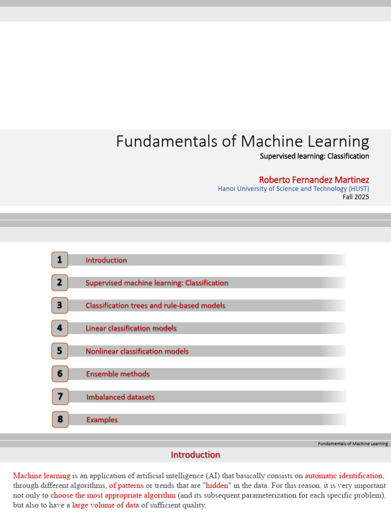 Session 05 Supervised Learning Classification | PDF | Receiver Operating Characteristic ...
