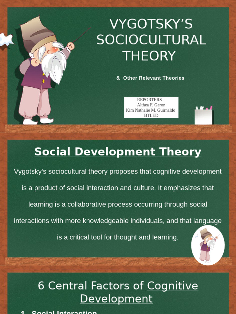 Vygotsky's Sociocultural Theory Explained | PDF | Constructivism ...