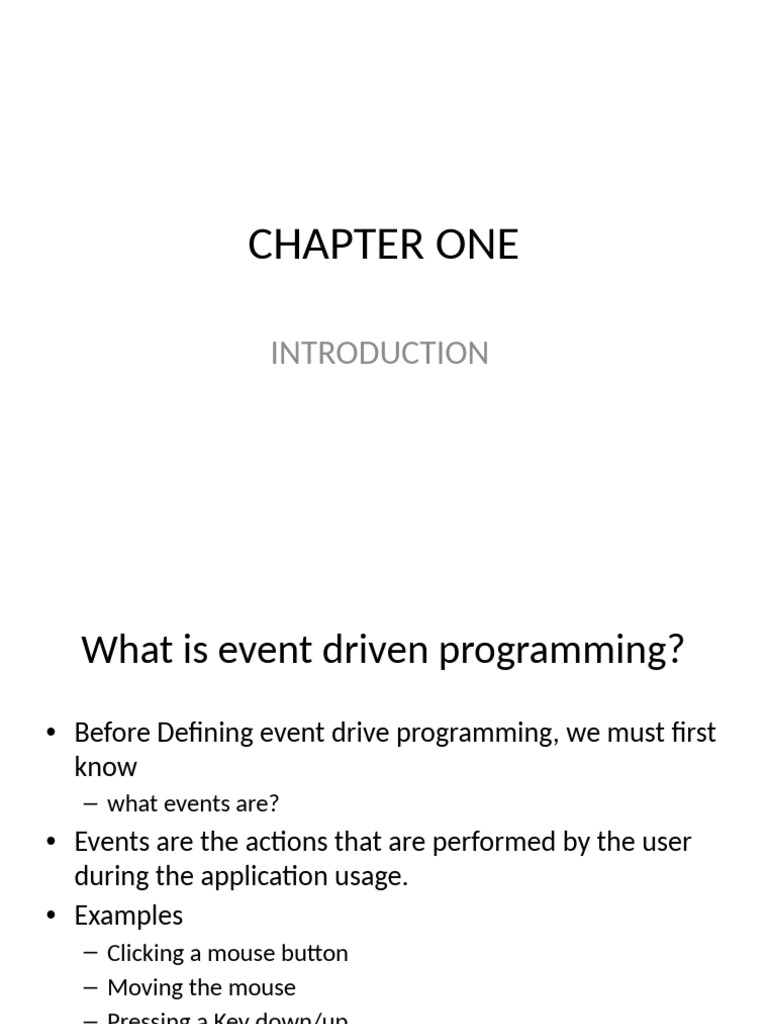 Chapter One | PDF | Inheritance (Object Oriented Programming) | Class ...
