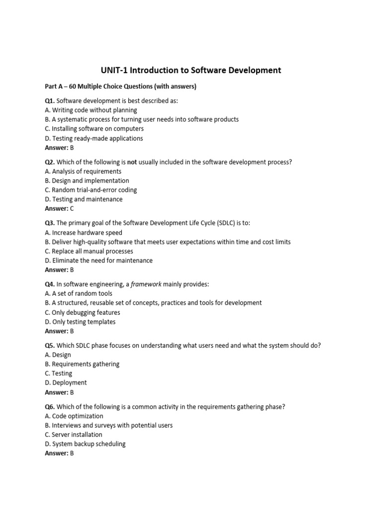 SDLC Chapter1 | PDF | Software Testing | Software Development