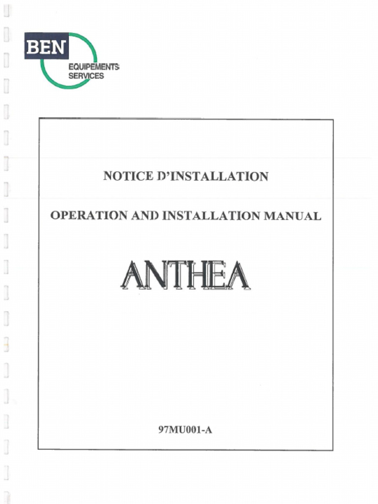 Electromagnetic log-Anthea-97MU001 A | PDF