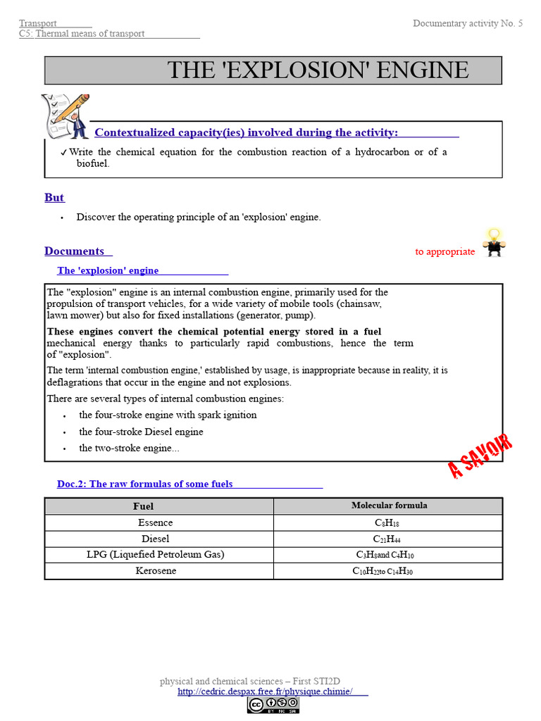 Course The Internal Combustion Engine | PDF | Internal Combustion ...