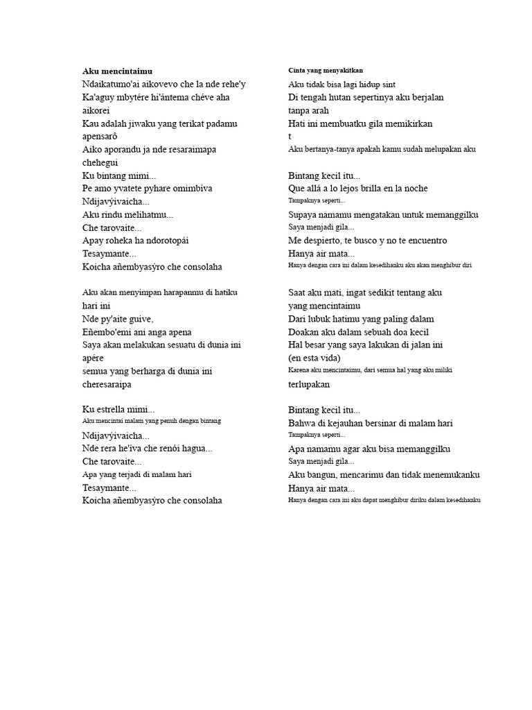 Aku cinta kamu | PDF