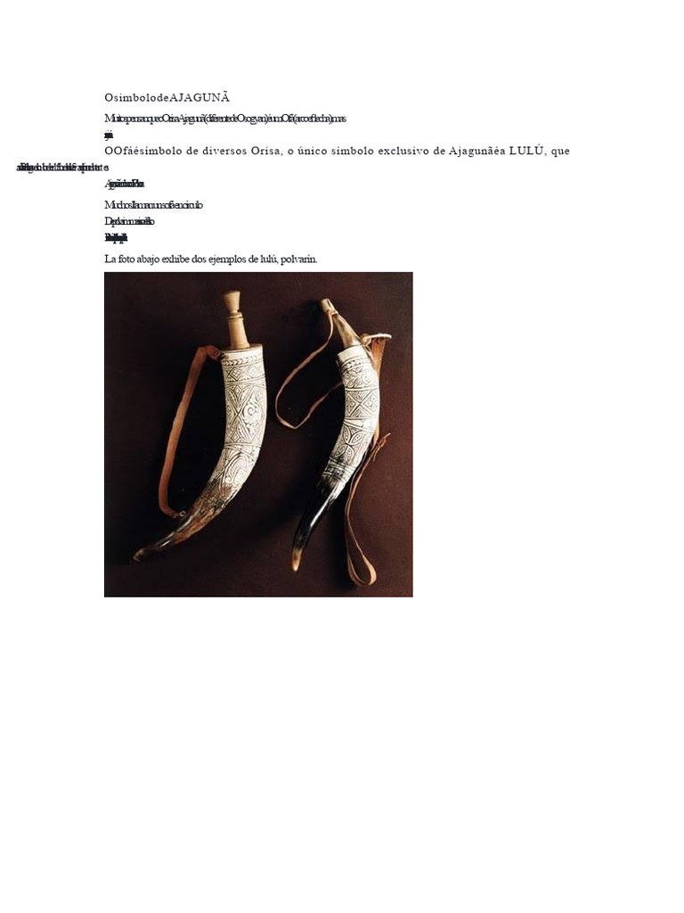 El Símbolo de AJAGUNÃ | PDF