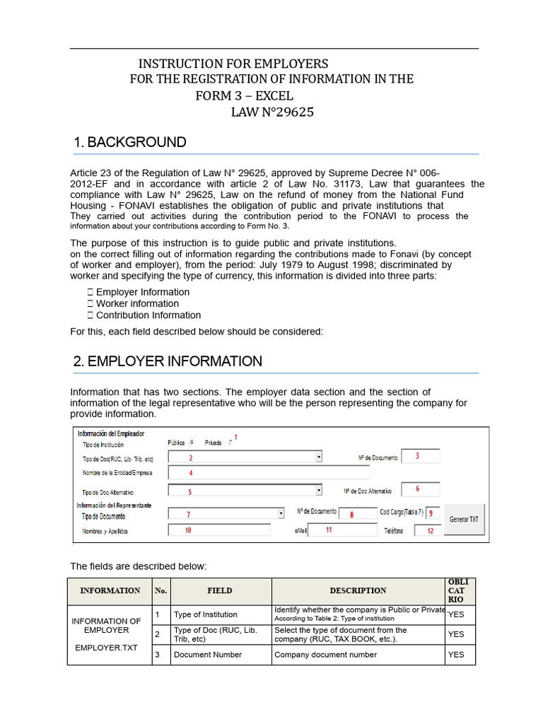 Data Entry Instructions - F3 - Excel V5 | PDF | Identity Document ...