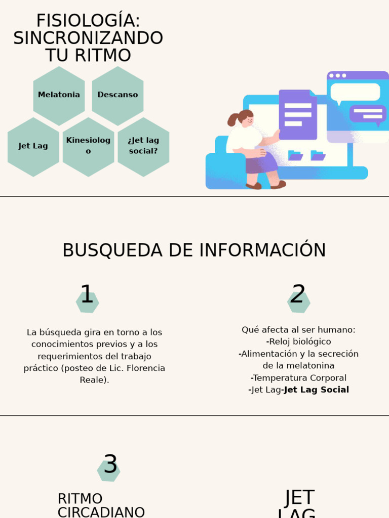 Fisiología TP - Jet Lag | PDF | Ritmo circadiano | Fisiología
