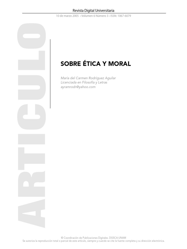 Etica y Moral | PDF | Moralidad | Immanuel Kant