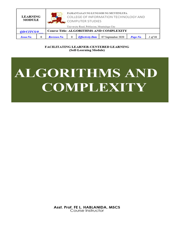 AAC_Week 12-13-Brute Force Algorithms | PDF | Permutation | Time Complexity