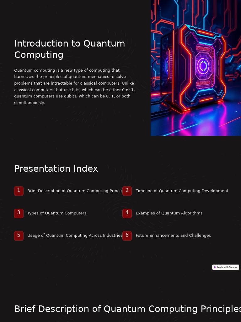 Introduction To Quantum Computing | PDF | Quantum Computing | Quantum Mechanics