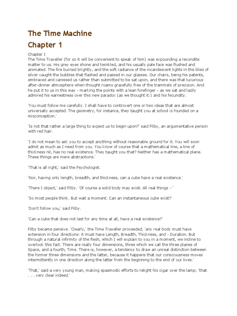 The Time Machine | PDF