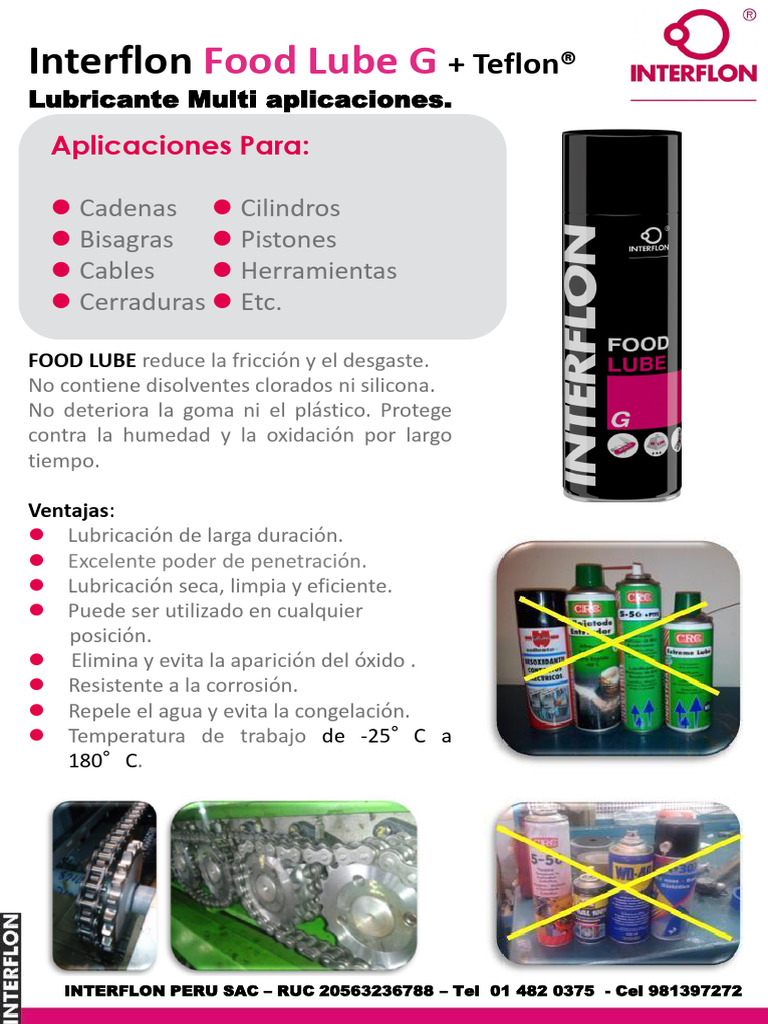 Food Lube G - 1630430086 | PDF | Lubricante | Agua