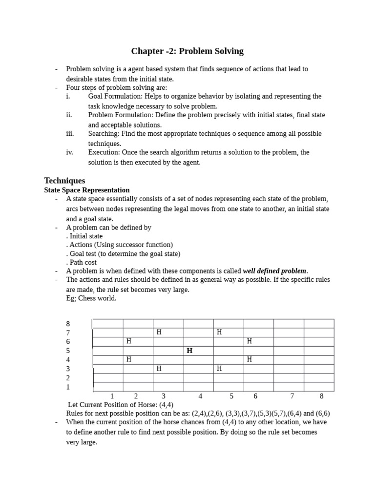 Artiticial Intelligence AI Chapter 2 Problem Solving Ioenotes Edu Np ...