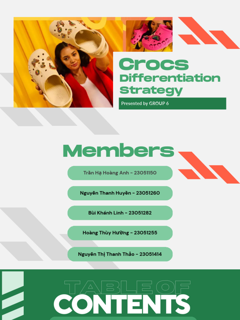 Group 6 - CROCS | PDF | Brand | Fashion