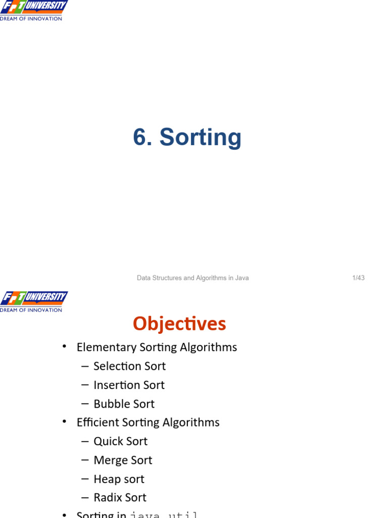 6-Sorting | PDF | Theoretical Computer Science | Computer Programming