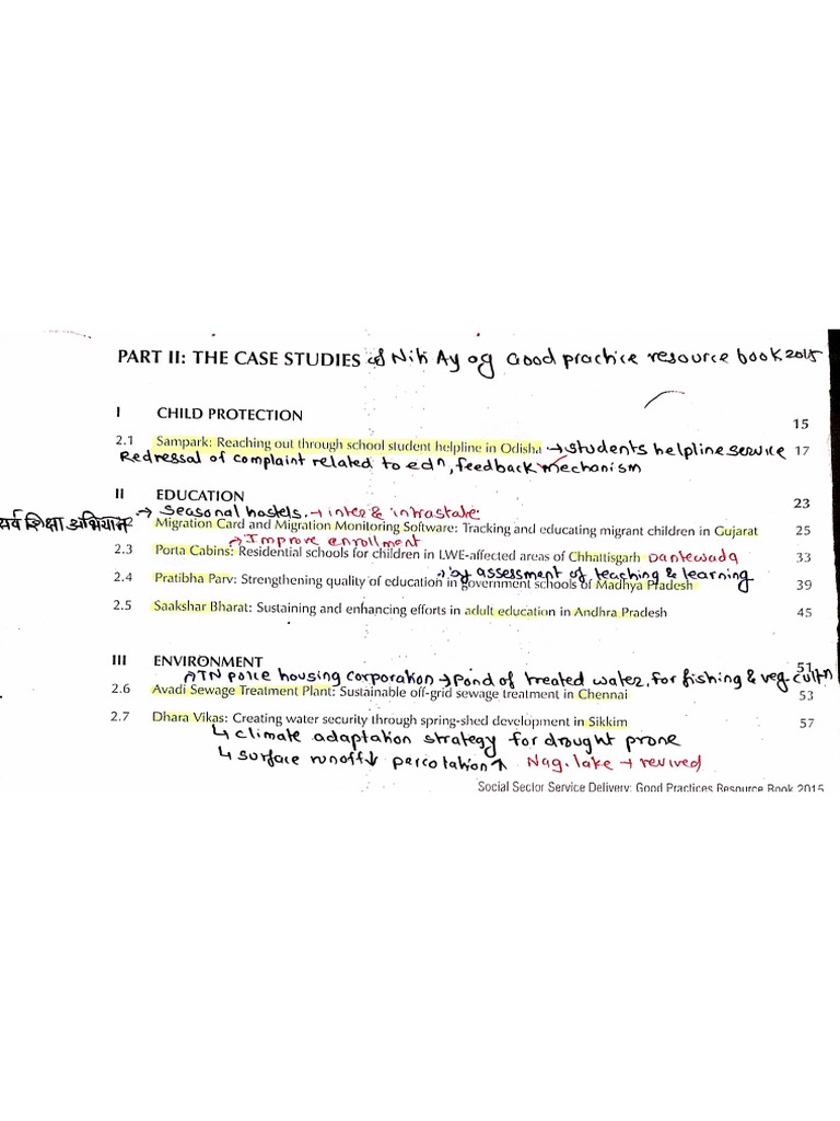 Niti Ayog Case Study Examples. | PDF