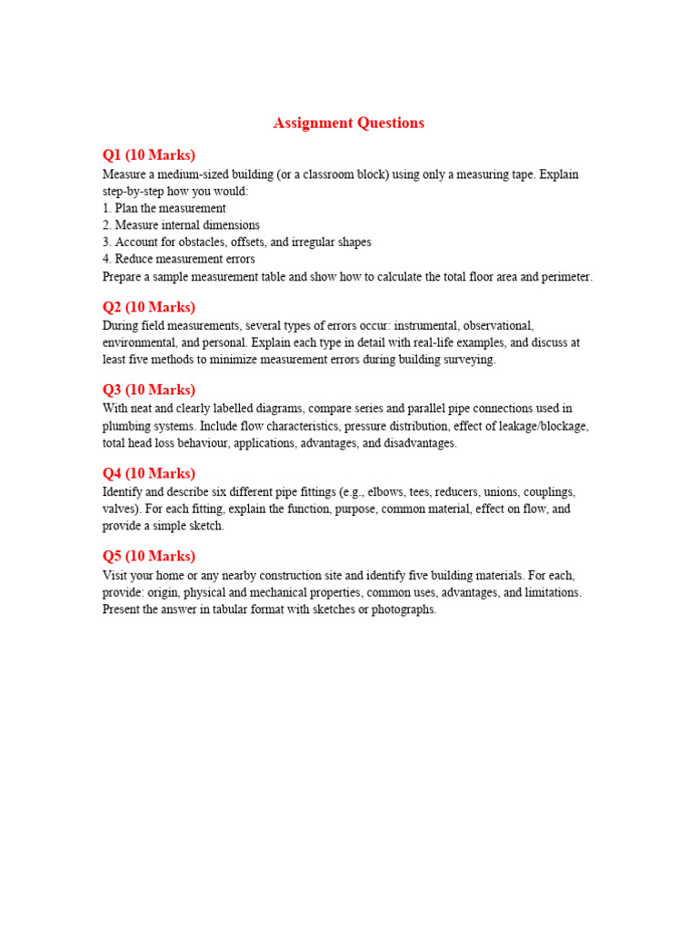 Assignment Qstns | PDF