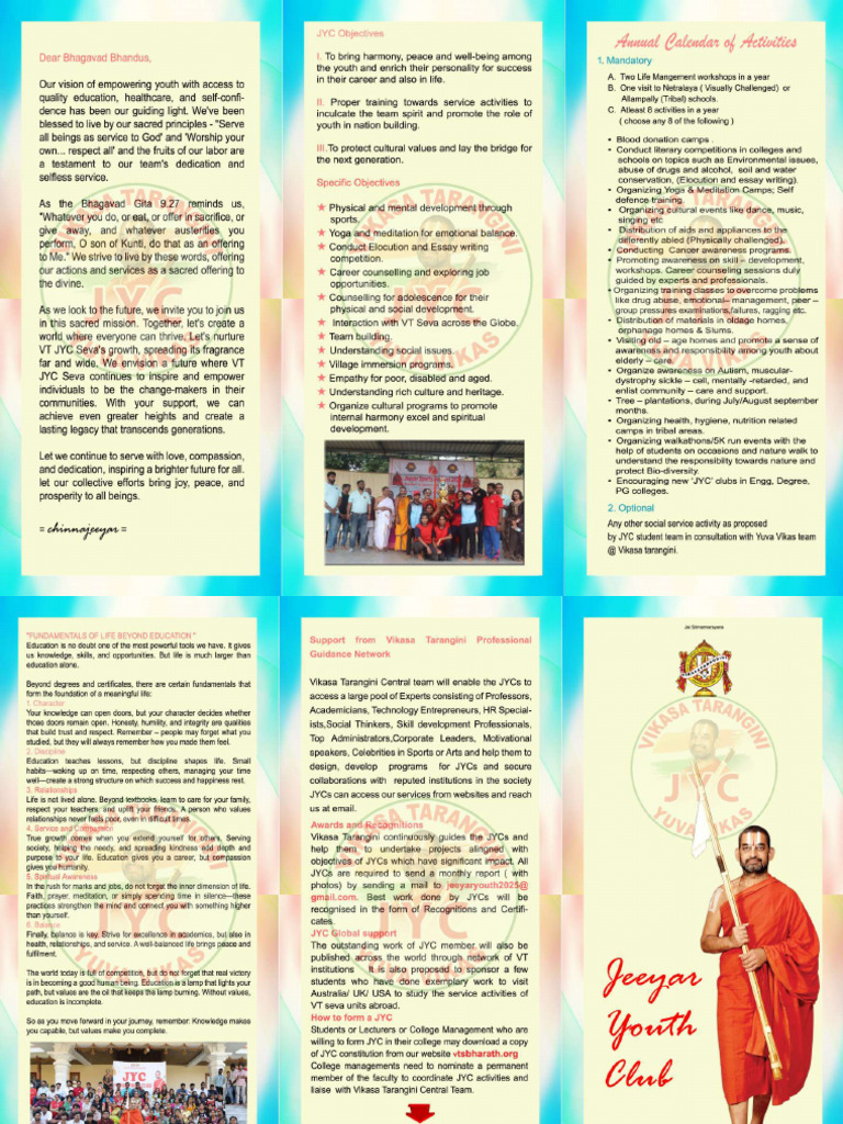 Yuva Vikas Brochure | PDF