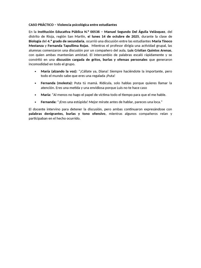 CASO PRÁCTICO-Resolución protocolo 01 | PDF
