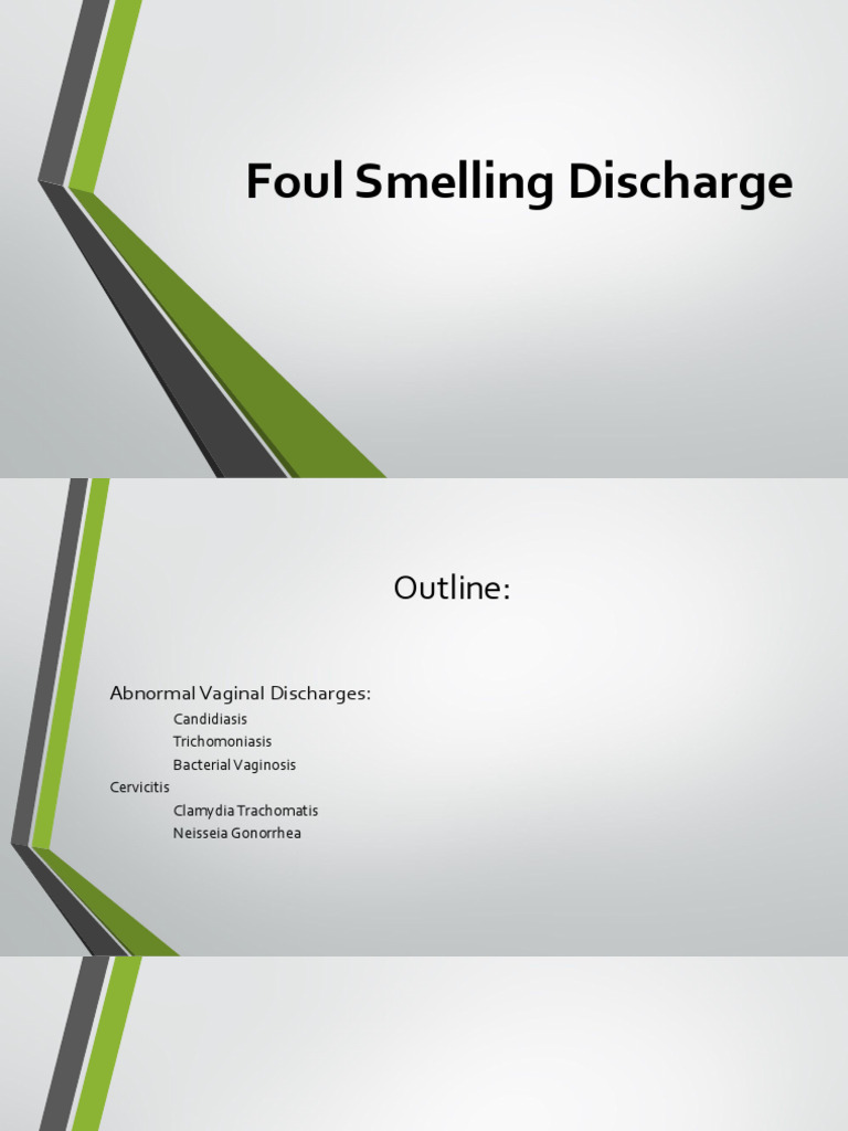 Foul Smelling Discharge Stds | PDF | Candidiasis | Vagina