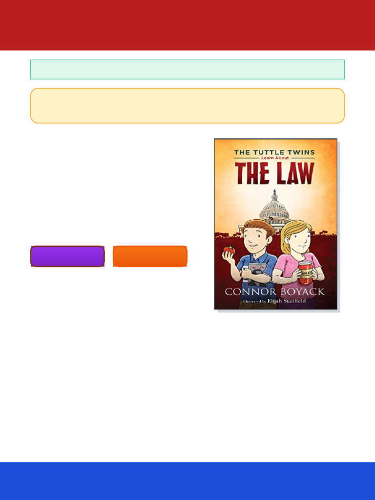 The Tuttle Twins Learn About the Law First Edition Connor Boyack ebook ...