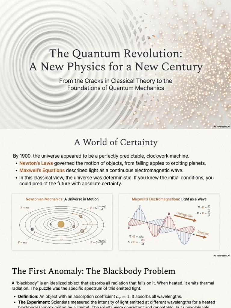 The Quantum Revolution A New Physics | PDF