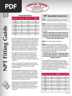 JIC 37° Fitting Torque Specifications | PDF | Nut (Hardware) | Friction