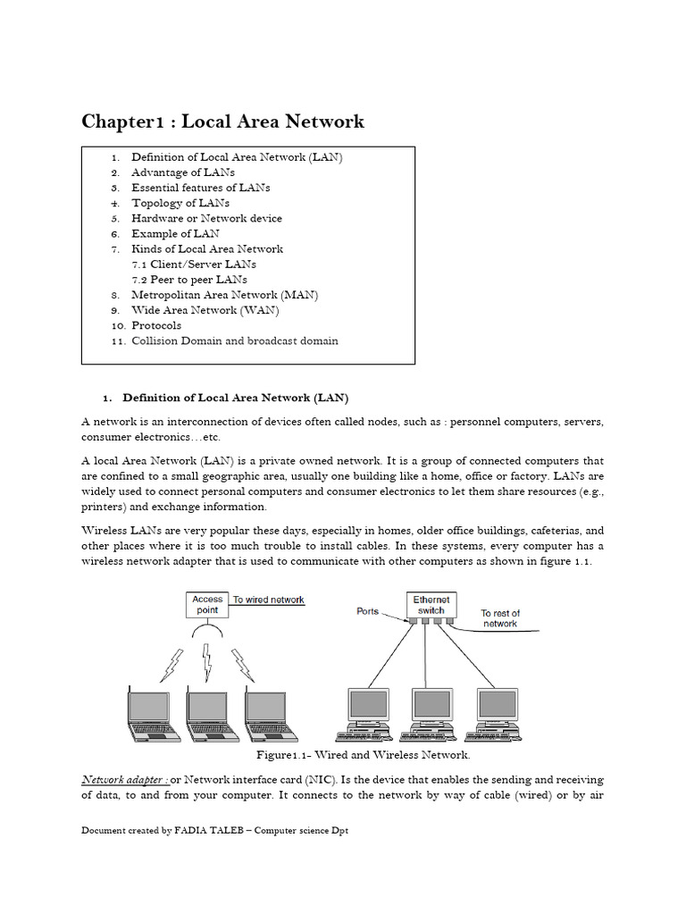 Understanding Local Area Networks (LANs) | PDF | Computer Network ...