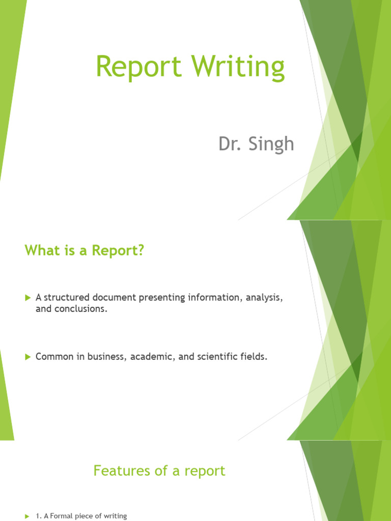 Report Writing (1) guidelines | PDF
