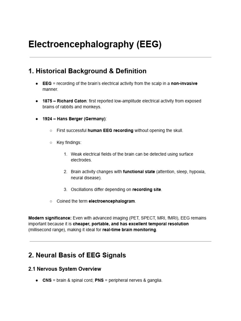 Understanding Electroencephalography (EEG) | PDF ...