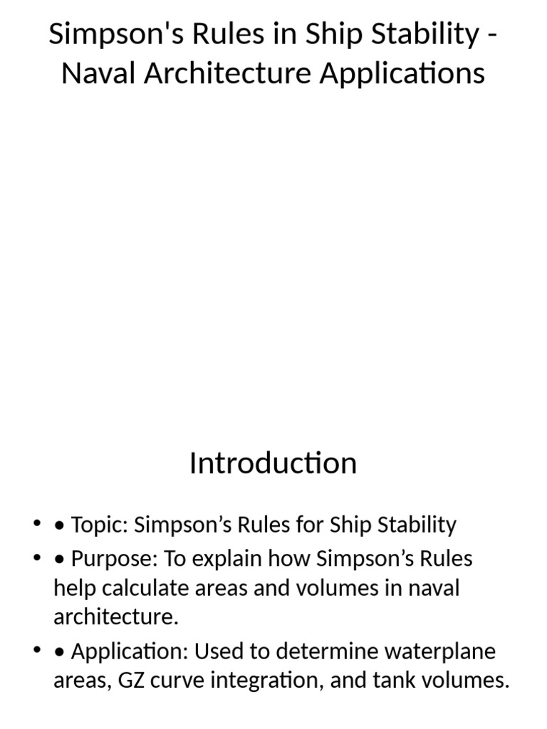 1.2 Simpsons Rule Full Updated Presentation Final | PDF